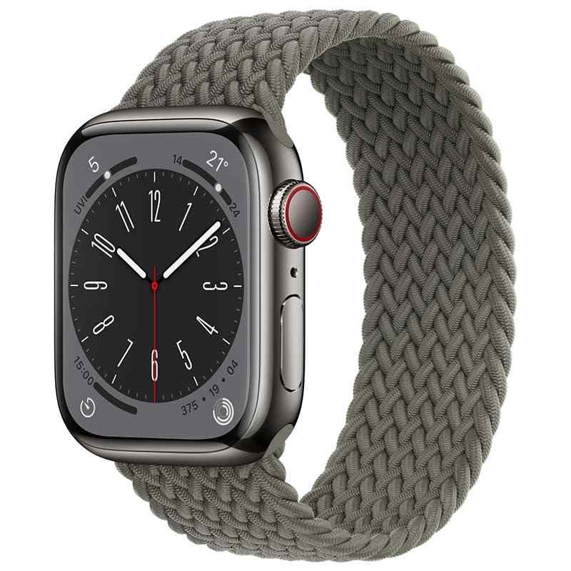 コンパチブル apple watch バンド iwatch バンド 編組バンド apple watch Ultra3/Ultra2/Ultra/10/9/8/7/6/5/4/3/2/1/SEに対応 38mm/40mm/41mm 42mm/4...