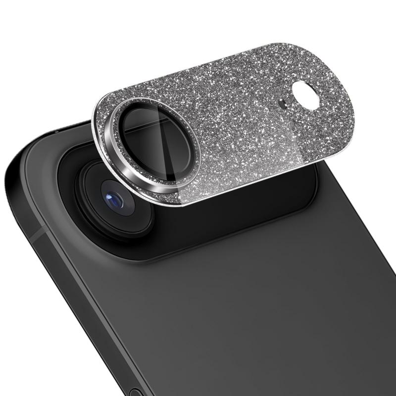 WoPail カメラフィルム iPhone Air/iPhone 17 Air(2025) 対応 カメラ保護 強化ガラス+アルミ合金 カメラカバー キラキラ レンズカバー キズ防止 耐衝撃 高透過率 貼り付け簡単 レンズ保護 アイフォンエ「...