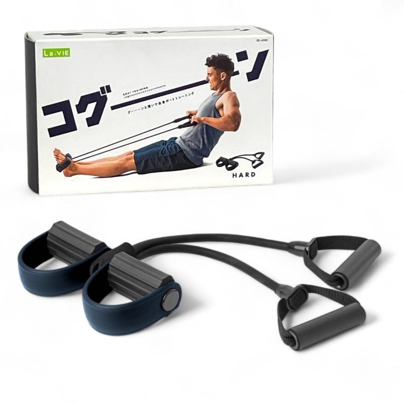 La-VIE(ラヴィ) ローイングチューブ コグーン ハード ボートこぎ運動 筋トレ 3B-4069 【メーカー純正品】La-VIE（ラヴィ）の「コグーン」は、ペダルに足を掛けてハンドルを引くだけで、ボート漕ぎのような全身運動ができるローイ...