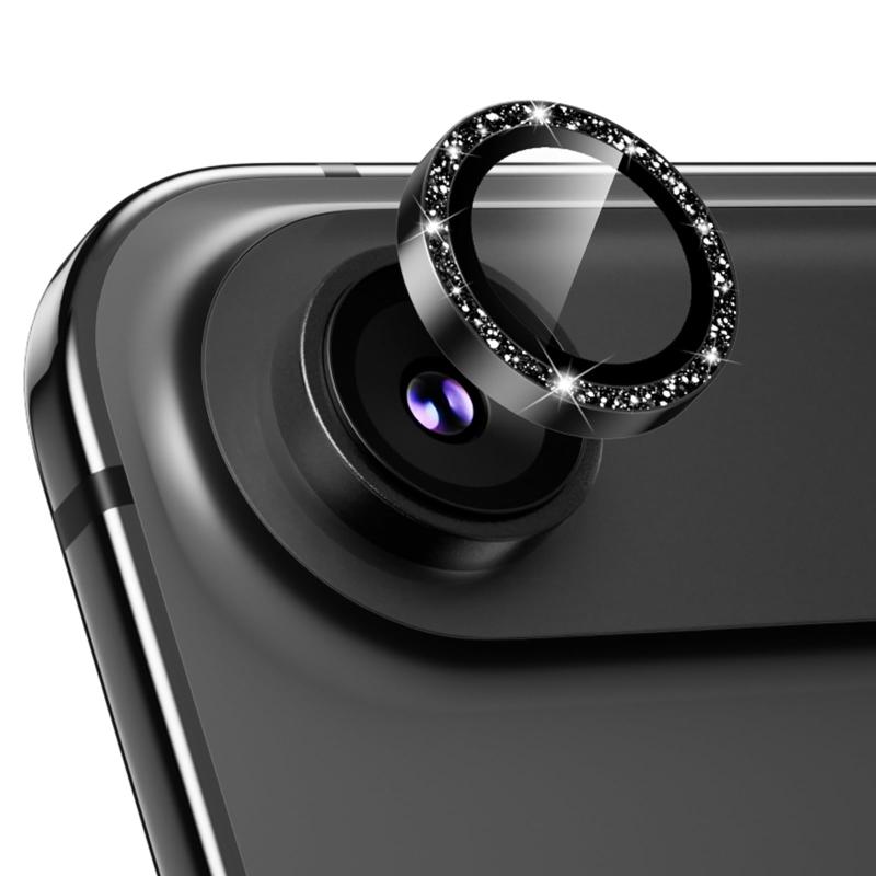 Podick レンズカバー iPhone Air用 カメラフィルム キラキラ 9H強化ガラス アルミ合金 耐衝撃 いphone17Air カメラ保護 高透過率 キズ防止 露出オーバー防止 全面保護 気泡ゼロ 指紋防止 貼り付け簡【対応機種】...