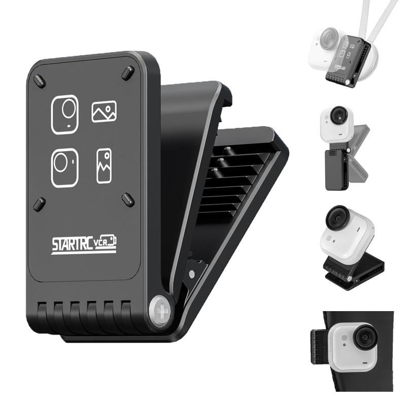 Firrazle Insta360 Go Ultra対応 磁気クイックリリースマウント 角度調整可能 横置き 縦置き 磁気吸着 帽子やバックパックのストラップに取り付け可能 コンパクト設計 持ち運びに便利【超強力磁気接着&amp;瞬時に設置...
