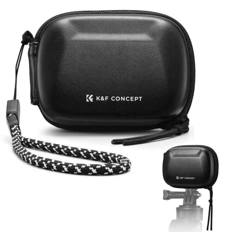 K&amp;F CONCEPT 収納ケース 保護ケースOsmo Action 6/5Pro/4/3に対応 アクションカメラ専用ハードケース GoPro HERO12/11/10/9 Insta360 GO 3/Ace Pro 自撮り棒や三脚...