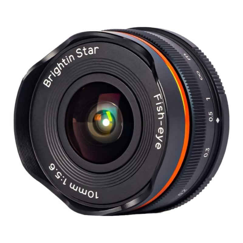 Brightin Star 10mm F5.6 魚眼レンズ MF 単焦点レンズ 富士フィルム Xマウントに対応 APS-C ミラーレス用 富士フィルム カメラ XT5 XT4 XT30 XPRO3/1 XT200 XS10 XA7 XE4 ...