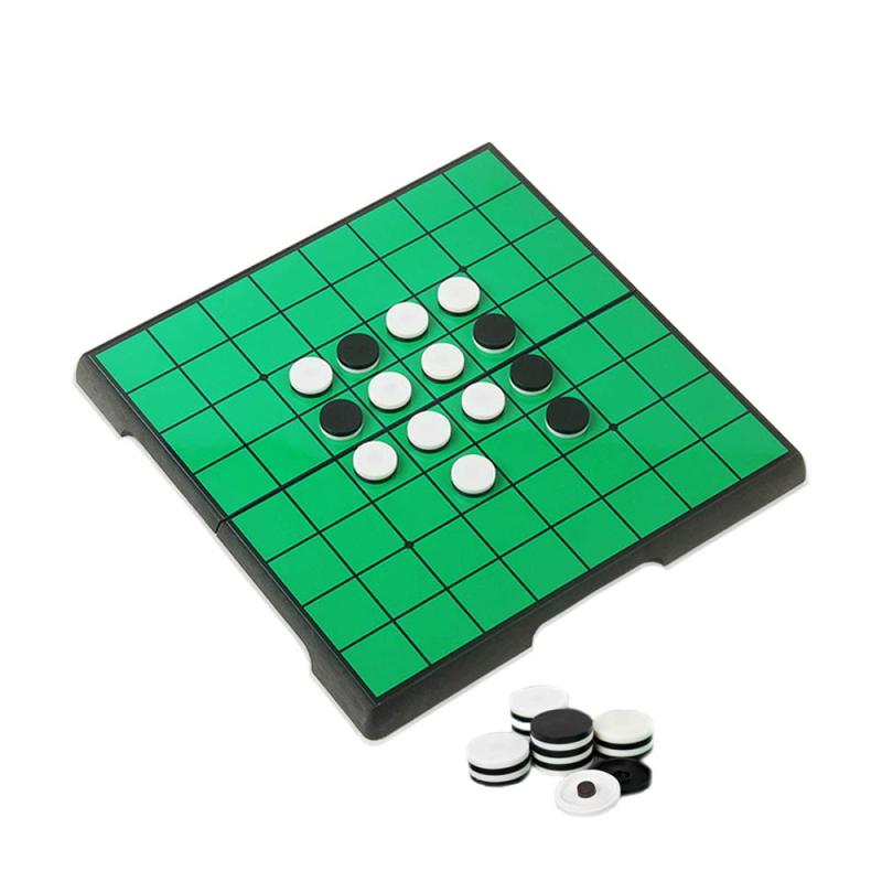 KOKOSUN リバーシ マグネット式 折りたたみ盤 携帯便利 知育玩具 (Mini丸角式)【良い品質】HIPSの耐衝撃性プラスチック素材を採用し、耐久性があり、無毒と無臭です。細部は心をこめて作って、お客様に高品質の商品とサービスを提供し...