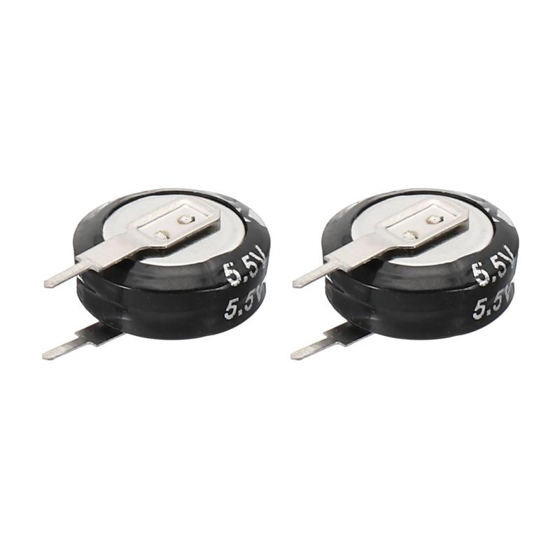 PATIKIL 2 個 5.5V スーパー キャパシタ 0.47F V 型 ボタン キャパシタ 高 電力 低 抵抗 高 一貫性 AC モーター 電源 表示 画面 コンピューター仕様: ケース 色: 黒; ケース 材質: アルミニウム; 定格...