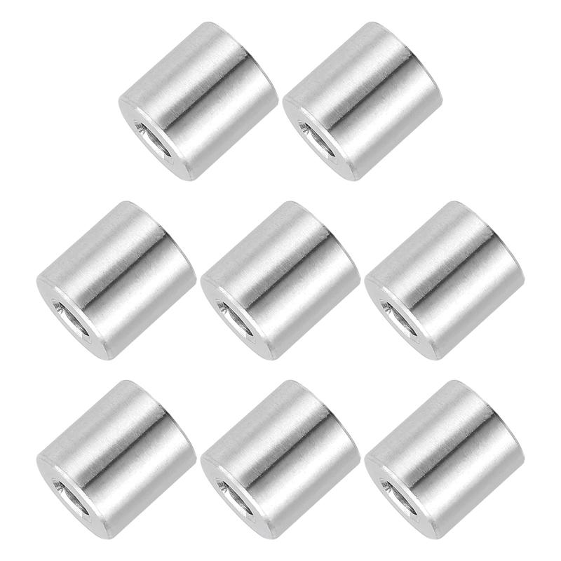 PATIKIL 8個 スペーサー ステンレス M6 内径6 mm x 外径14 mm x 高さ15 mm 304ステンレス製 (ねじ切りなし) 丸型スペーサー ブッシング スタンドオフ ネジ ボルトこのスペーサーは耐久性のある304ステンレ...