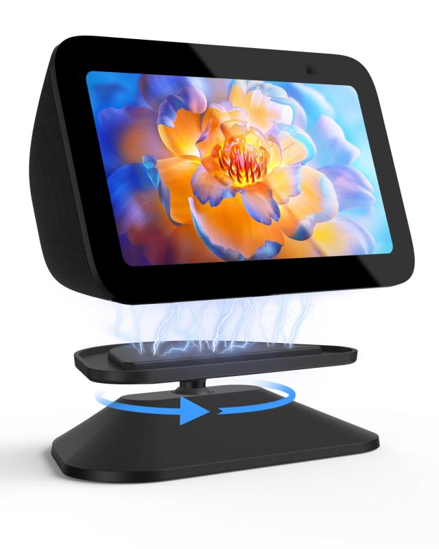 Maxonar Show 5 第3世代 スタンド ショー 5 第3世代 ホルダー iPhone 15 /14/13/12 Show 5スマートスピーカーに対応 調整可能な傾斜回転スタンド 滑り止めベース 強力なマグネット 取り付け簡単 高い...