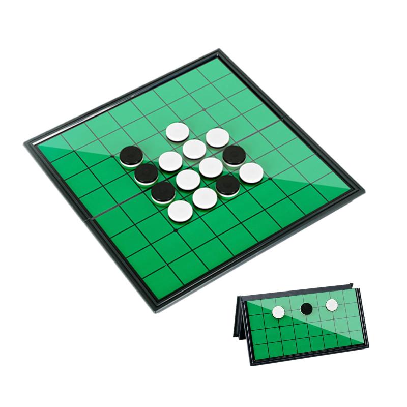 Keyquill オセロ マグネット式 リバーシ ボードゲーム コンパクト 折りたたみ 初心者 子供向け ギフト【サイズ】リバーシ：25cm×25cm×2cm、重量：453g。【製品内容】：リバーシの内容：盤x1、オセロ駒x64個、日本語説...