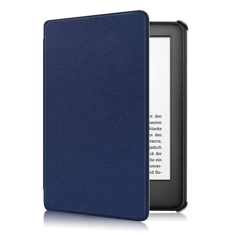 Kepuch Custer ケース 対応 Kindle 2019 10th, PUレザー 軽量 カバー 対応 Kindle 2019 10th - 青外部は高質pu素材を使用されて、地面に落ちっても衝撃を減少します。傷や指紋防止---フロン...