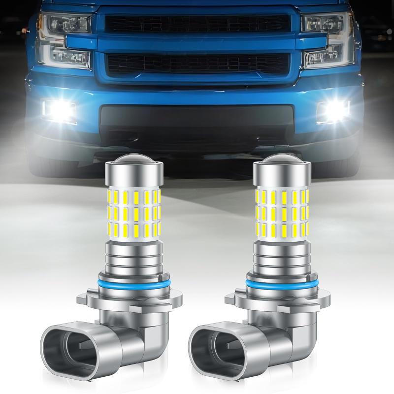 【48連 新車検対応】Marsauto 9006 hb4 led フォグ 爆光 10000LM led フォグランプ led バルブ IP68防水 キャンセラー内蔵 6000K 無極性 9006 hb4 ledフォグライト 結露対策 DC1...