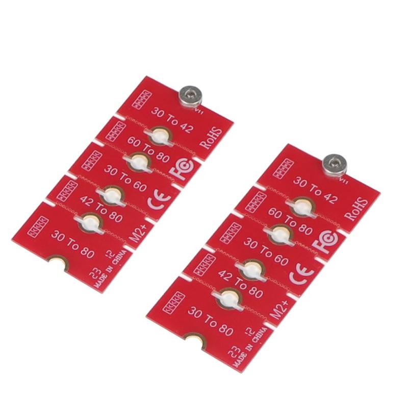 JMT NGFF NVME M2 M2PLUS 2230 - 2280 アダプターカード 2230 2242 2260 2280 拡張転送 ロングサイズ変更 M.2 U.2 M3 M.3 SSD用 (2個)M.2拡張カードは、2230~22...