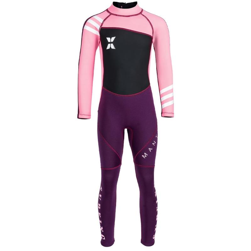 キッズ ウェットスーツ 子ども ウエットスーツ 2.5mm フルスーツ 長袖 マリンスポーツ ダイビングスーツ 女の子 S サイズキッズ用ウエットスーツは2.5mmネオプレン生地を採用、発泡ゴムをジャージでサンドイッチした3層構造で、保温性...