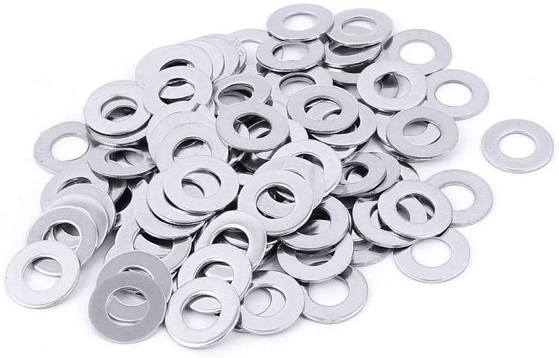 Easycargo 100pcs 平ワッシャーガスケットステンレス鋼304 Din125 Din 125 (M10)Easycargo 100pcs M4平ワッシャーガスケットステンレス鋼304サイズ：M4材質：ステンレス鋼304スタイル：...