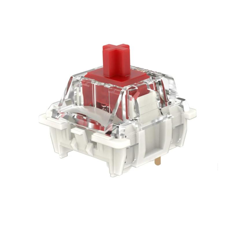 Gateron G Red Pro 3.0 スイッチ プレルブ 3ピン RGB SMD リニア ゲーミング メカニカル キーボード用 (108個、プロ レッド 3.0)Gateron G Pro 3.0 潤滑済みシリーズスイッチ。G Pro...