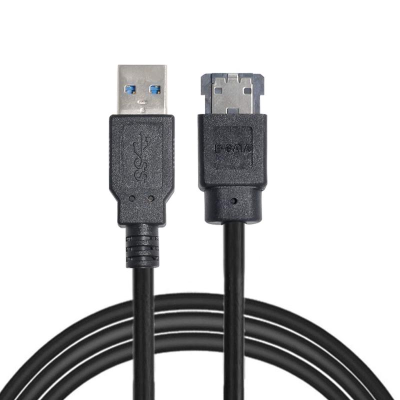 Cablecc USB 3.0-Power over eSATA DC5VアダプターUSB2.0-HDD/SSD/ODD eSATApコンバーター