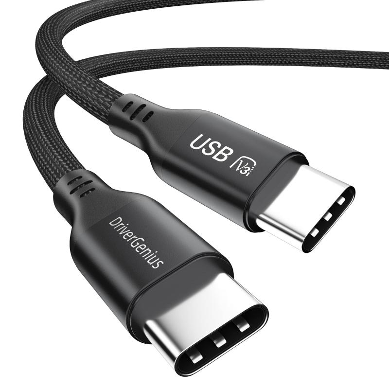DriverGenius SaranX-PD240 | トリプルモード USB4.0 40Gbps USB-C to C ケーブル 240W PD3.1（48V/20V、5A） 8K/60Hz 映像対応 DP-Alt &amp; PD デバ...