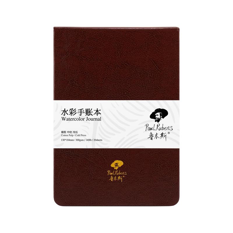 Paul Rubens 水彩紙 スケッチブック 水彩画用紙 100% コットン 無酸 中目 300g 水彩日記帳 184×130mm 20 枚 旅行スケッチプレミアム綿 100% 紙： 上質な水彩紙・水彩画用紙を使用したスケッチブックです。...