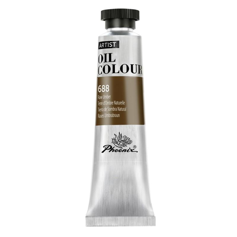 PHOENIX プロ 専門家用 油絵具 単色チューブ 40ml（1.35オンス） - ローアンバークラフト＆フォーミュラ - フェニックスのアーティスト油絵具は、厳選されたコールドプレス亜麻仁油と高品質の顔料を科学的に配合した、アーティスト...