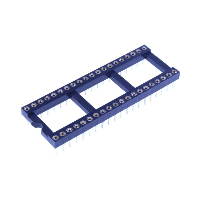 HUABAN 5個 2.54mmピッチ 丸ピン 18mm幅 DIP-40 DIP40 ICテストソケットアダプタータイプ丸ピン 幅DIP-40 IC ソケットアダプターピッチ:2.54mm; ソケット幅: 18mmパッケージ数量: 5個