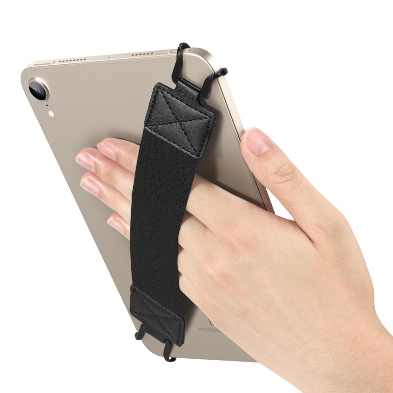タブレットバンド Dadanism シリコンフック タブレット ハンドストラップ タブレット用ハンドバンド タブレットホルダー 片手持ち 落下防止 簡単脱着 6-8インチ対応 対応-iPad Mini 6/5/4/3/2/1、kind「最新...