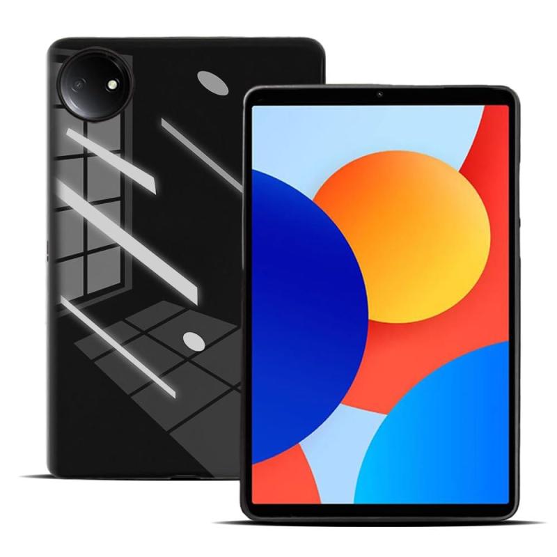 [BARDATS] For Redmi Pad SE ケース (2024 NEW) 8.7インチ 保護ケース TPU シリコン 軽量 薄型 擦り傷防止 指紋防止 耐衝撃 Xiaomi Redmi Pad SE ケース カバー (ブラック)【...