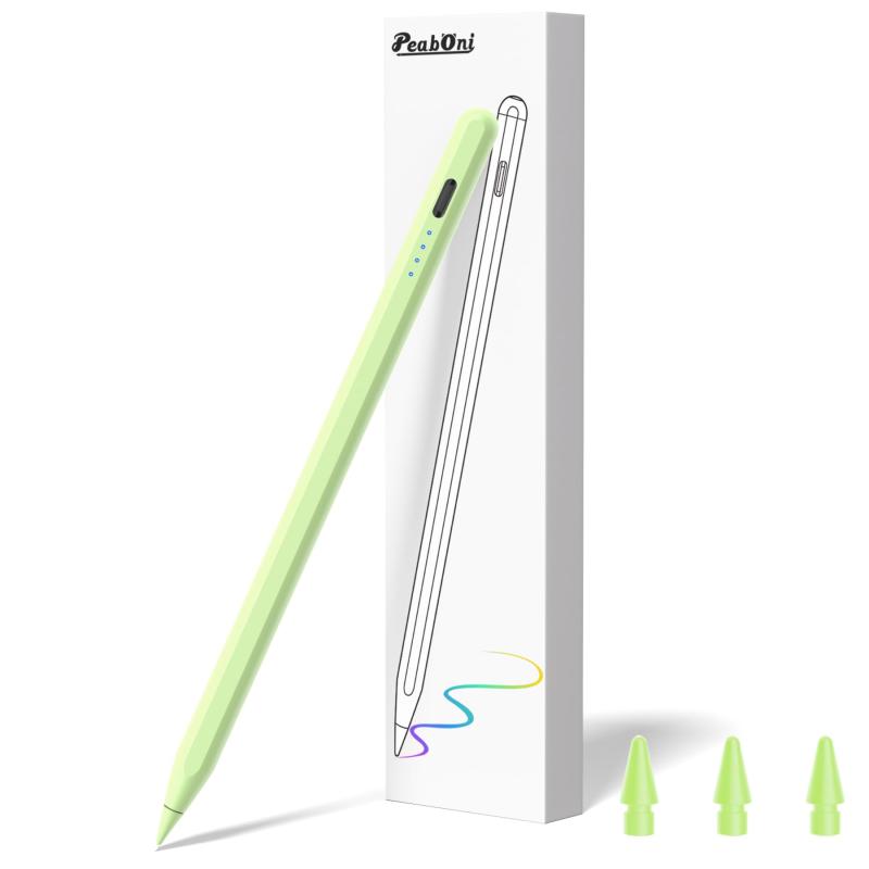 タッチペン スタイラスペン iPad用ペン アップルペンシル 【 iPad専用 】 第10/9/8/7/6世代、Air 3/4/5/11/13、Pro 11/12.9/13、Mini (A17 Pro)/6/5 Type-C 急速充電 極細...