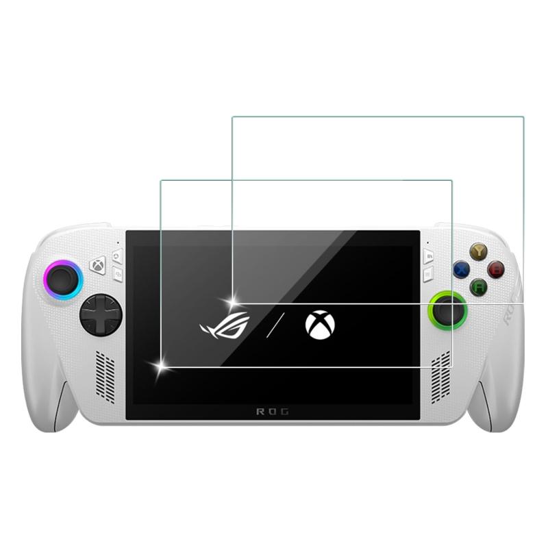 【2枚セット】For ROG Xbox Ally/Xbox Ally X ガラスフィルム 【larfbulroc】日本製素材旭硝子製・高硬度9H ・高透過率・耐衝撃・防塵・飛散防止・指紋防止・画面鮮やか高精細・貼り付け簡単【対応機種】ROG...