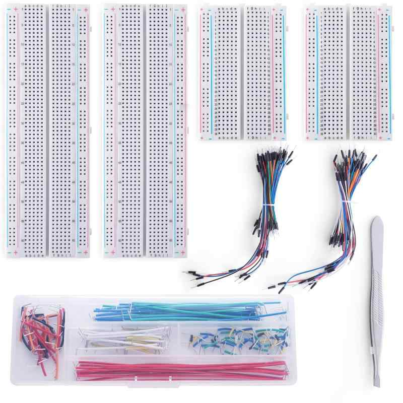 2個 830 ブレッドボード+2個 400 ブレッドボード+280 pcs ジャンパー線 +130pcs ジャンパー線+1個 ピンセット2個 830 ブレッドボード+2個 400 ブレッドボード+280 pcs ジャンパー線 +130pcs...