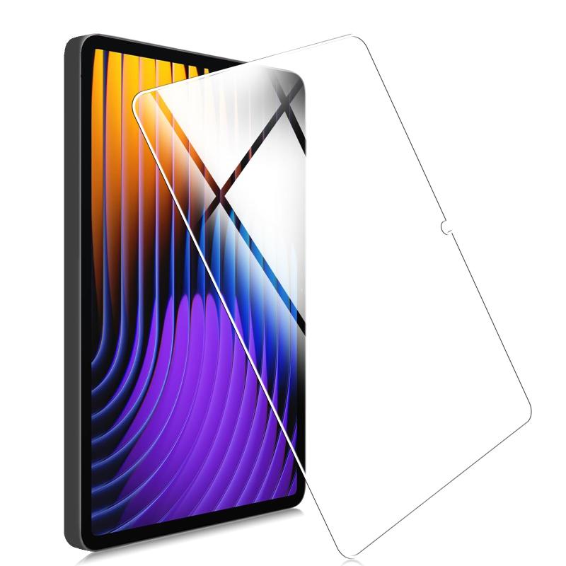 FOR Xiaomi Pad 7 用のガラスフィルム 強化ガラスフィルム 耐指紋 撥油性 表面硬度9H ラウンド加工処理 飛散防止処理 光沢表面仕様 画面保護 指紋防止 保護シート FOR Xiaomi Pad 7/ 7 pro 用のタブレ...