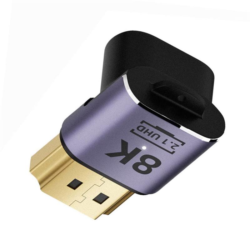 cablecc HDMIオス-HDMI 2.1メス アップアングル 垂直 90度 UHD 延長アダプター 8K 60hz HDTV対応延長ケーブルをつなぐためのHDMIカプラーです。現在のHDMI 2.1仕様をすべて満たし、すべてのHDTV...