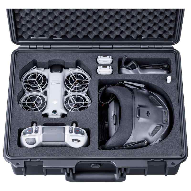 Lykus Titan N210 防水ケース DJI Neo 2モーションコンボ、ゴーグルN3/3、RCモーション3、FPV送信機3に適用、最大でバッテリー8個を収納可能【ケースのみ】【対応機種】DJI Neo 2 本体、ゴーグルN3/3、...