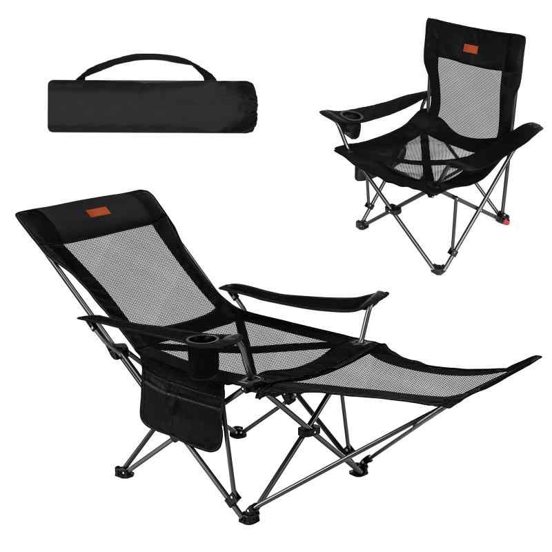 DesertFox リクライニングチェア キャンプ椅子 単品/セット 4way 仮眠 昼寝 4段階調整 四季適用 【メッシュと薄手コットを自由に切り替える】【耐荷重150kg】アウトドアチェア コンパクト 折り✅【信頼できる工場＆業内トップ...