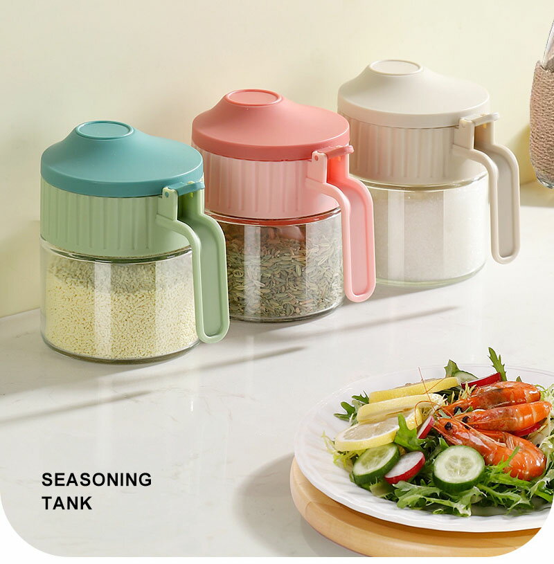 【この商品について】【塩や砂糖が固まりにくい】調味料がかたまりにくい、調味料入れの蓋には防湿のシリカゲルリングが設計されていて、しっかり閉まって湿気乾燥を防ぎ、調味料の鮮度を保ちます。【便利な広口デザイン】塩入れの口が広めなので、塩やお砂糖...