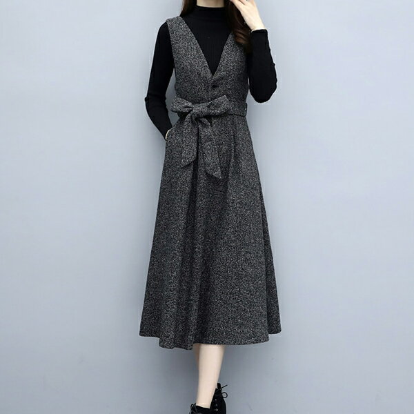 &nbsp; &nbsp;サイズ（S/M/L）:M,L,LL,3L,4Lカラー:グレー長さ（袖）:長袖着丈（スカートワンピースドレス）:ミモレ丈サイズ（S/M/L）:M,L,LL,3L,4Lカラー:グレー長さ（袖）:長袖着丈（スカートワンピ...