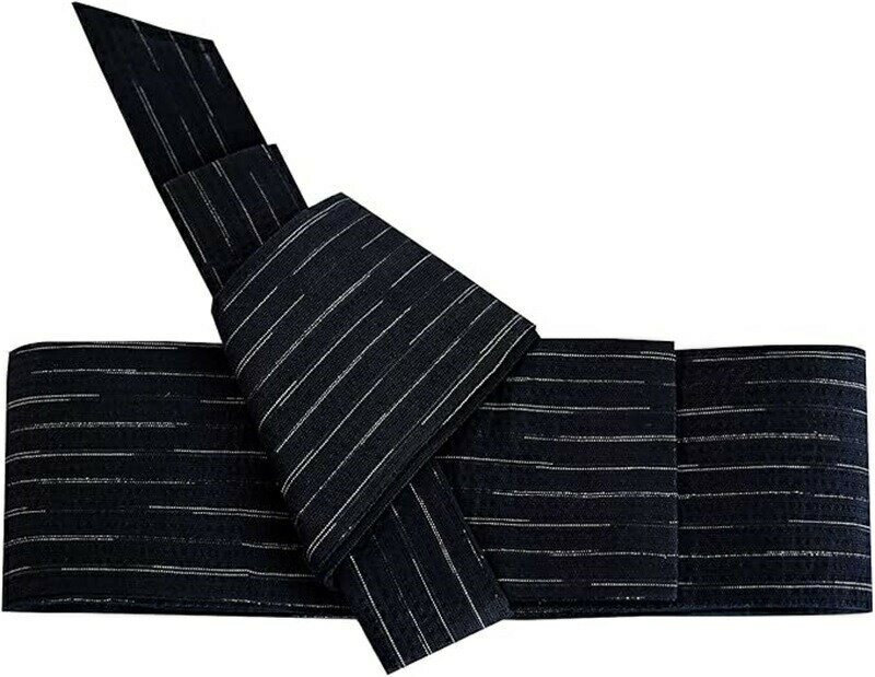 定番の「貝の口」結びの帯で、どんな和装にも合わせやすいですくろっと巻いてマジックテープでとめるだけ和装を着慣れていない方にも簡単に着脱可能です。マジックテープ部分がしっかり隠れるため、きれいで自然な仕上がりです調節も簡単 長さも十分にあり、...