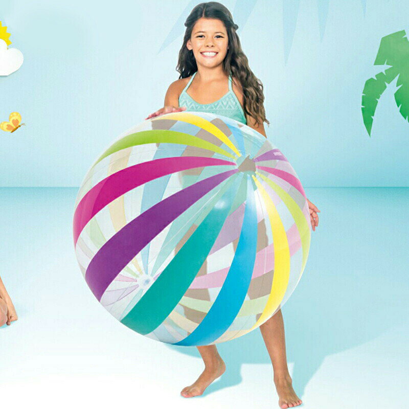 メートルを超える迫力満点のBigビーチボールサイズ：ボール直径約71cmカラー：画像参照あくまで遊具となります。救命用ではございませんので、ご使用の際はお子様からお目を離さないようにお願い致します。こちらの商品の使用中の事故に関しては一切の...