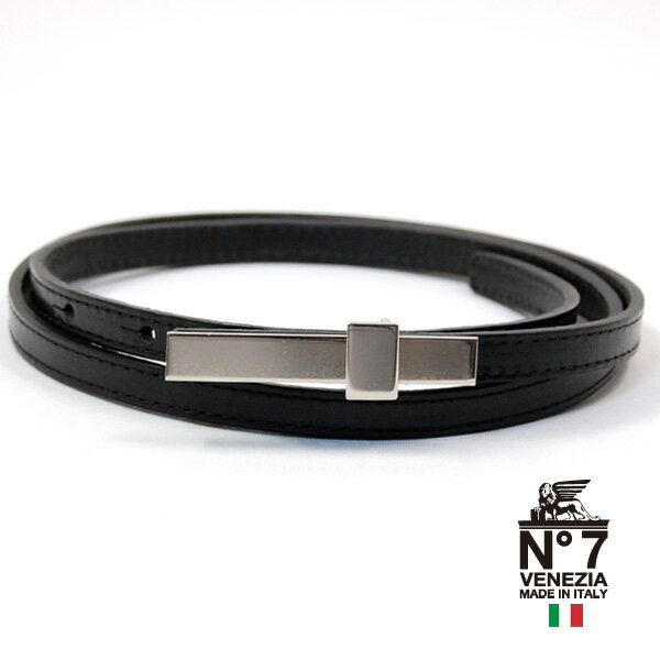 ナンバーセブン イタリア製レザーベルト BRAND N°7 ナンバーセブン ITALY（イタリア） サイズ ＜80＞センター穴まで80.0cm、 ご利用可能75.0cm〜85.0cm、 全長95cm、 幅 0.9cm 素材 牛革 原産国 イ...