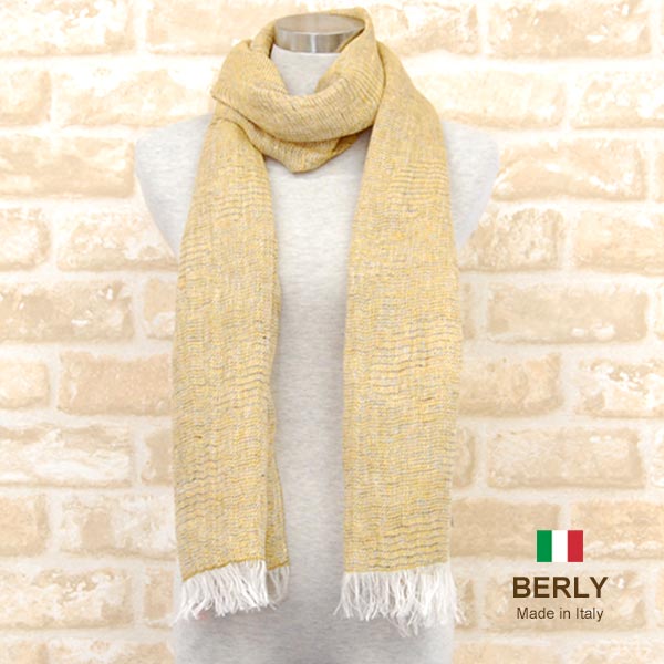 BERLY イタリア製春夏ストール 素材 リネン100％ サイズ 40cm×190cm 原産国 イタリア製 通常価格 11,000円 洗濯方法 注意事項 ・ ご家庭での手洗いは可能です。 ・ 無蛍光洗剤を使用して下さい。 ・ つけ置き洗いや...