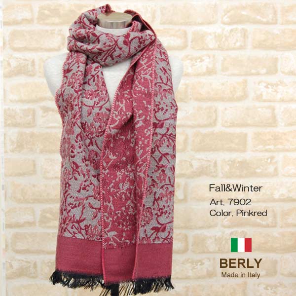 BERLY イタリア製秋冬ジャガードストール 素材 ウール65％ コットン35％ サイズ 40cm×210cm 原産国 イタリア製 通常価格 10,000円 洗濯方法 注意事項 ・ ご家庭での手洗いは可能です。 ・ 無蛍光洗剤を使用して下さ...