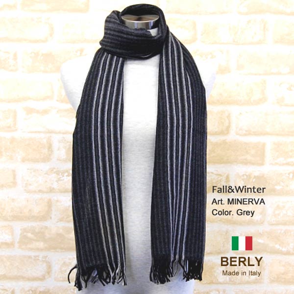 BERLY イタリア製秋冬ストール 素材 ウール100% サイズ 36cm×180cm 原産国 イタリア製 通常価格 10,000円 洗濯方法 注意事項 ・ ご家庭での手洗いは可能です。 ・ 無蛍光洗剤を使用して下さい。 ・ つけ置き洗いや...