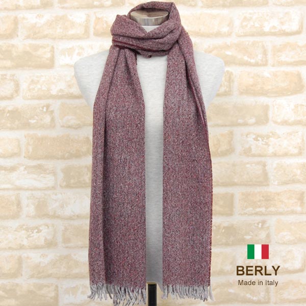 BERLY イタリア製秋冬ストール 素材 ウール66％ ナイロン20％ シルク14％ サイズ 38cm×190cm 原産国 イタリア製 通常価格 11,000円 洗濯方法 注意事項 ・ ご家庭での手洗いは可能です。 ・ 無蛍光洗剤を使用して...