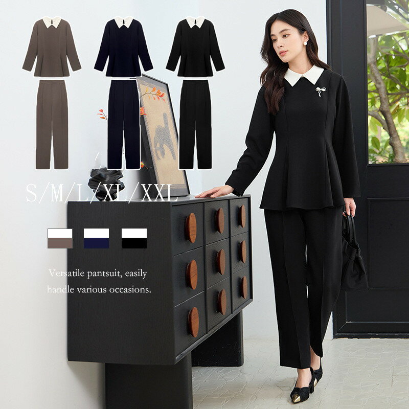 サイズ：写真のサイズ表を参考にして下さいませ 素材：ポリエステル 上下の組み合わせを選べるセットアップパンツスーツ。 入学式・卒業式・七五三・お宮参りなどのセレモニーはもちろん、結婚式のお呼ばれや通勤スタイルにも取り入れやすい一着です。 ※...