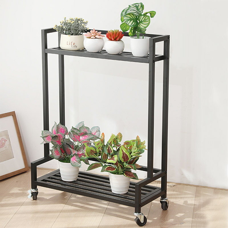 フラワースタンド ベランダ ガーデンラック 2段 キャスター付き 簡単組み立て 防錆 防食 ハンギング フラワーラックフラワースタンド ベランダ ガーデンラック 2段 キャスター付き5商品情報高い安定性錆びにくく、変形しにくい高強度鋼管を採...