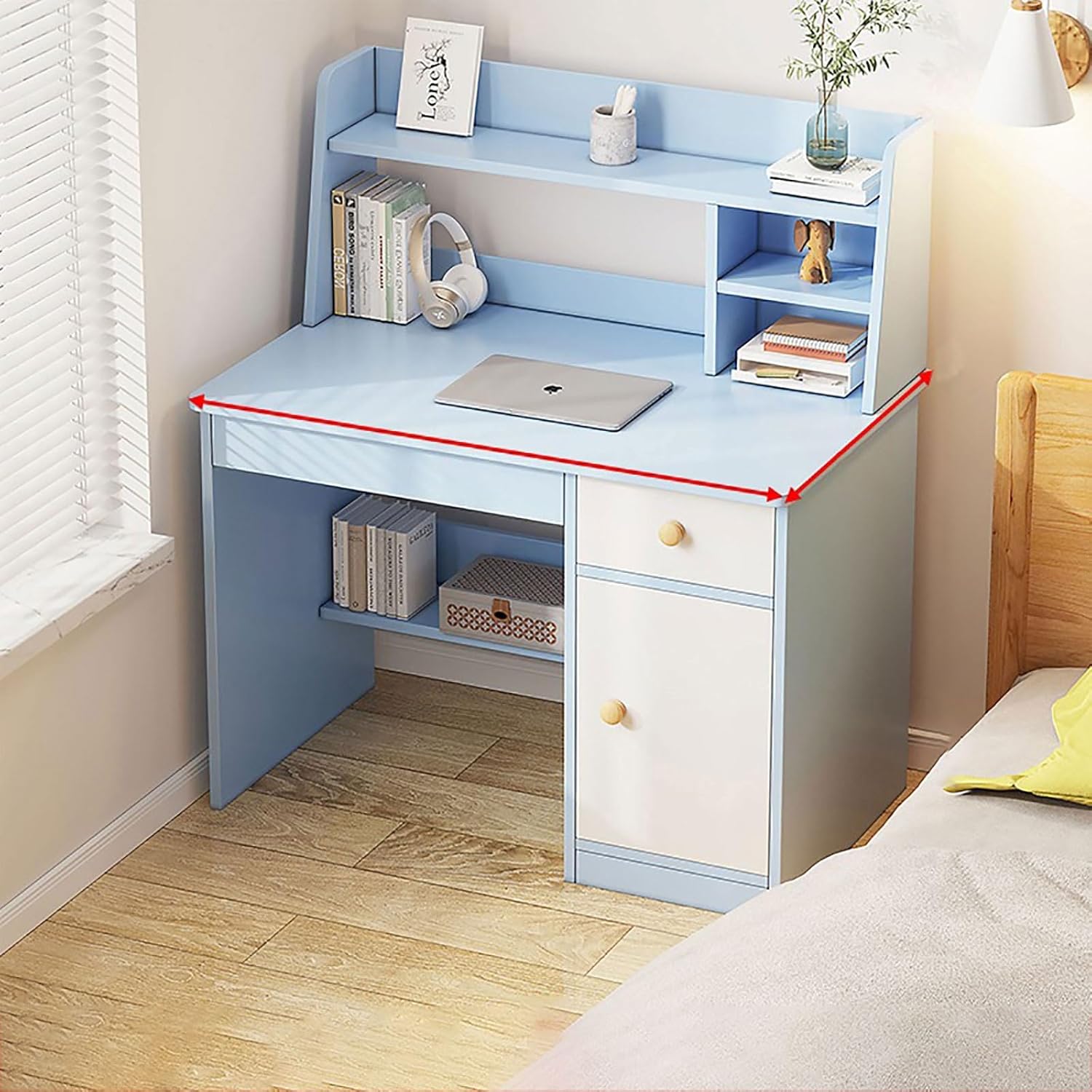 ??キーズデスク 学習デスク 勉強机 学習机 チェア コンパクト シンプルデザイン コンパクト 付き 引き出し 収納 木製 机 ブックスタンド付き パソコン机セット キッズデスクセット 椅子セット 高さ調節 文房具収納 安心安全設計 子ども...