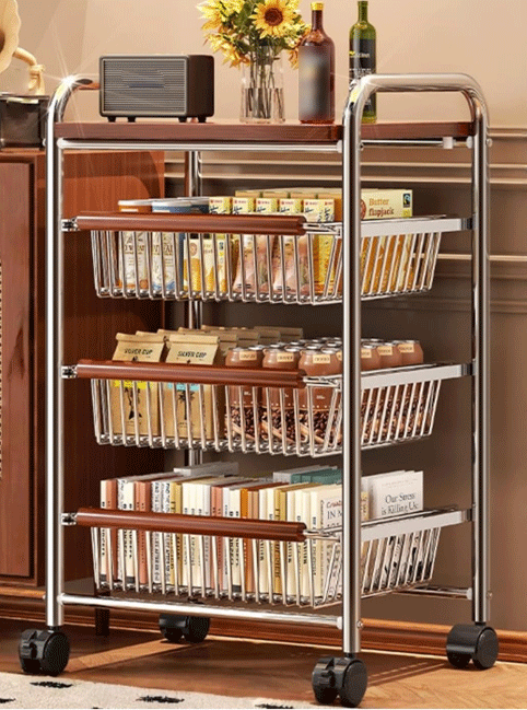 収納ワゴン キッチンワゴン 炭素鋼製 収納カート 大容量 頑丈 可動式 引き出し キャスター付き 調味料 浴室 トイレ収納 コンパクト 小物 調味料 浴室 トイレ収納レンジ台 すき間ワゴン キャスター付きワゴン バスケットラック 隙間収納 ...