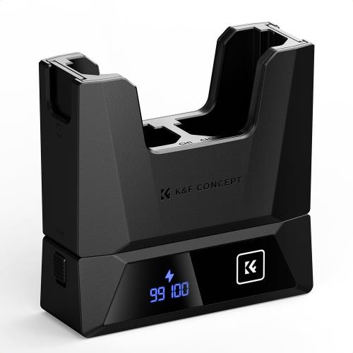 汎用性高い：KF Concept 分離式 バッテリー充電器は、上部のホルダー部分を載せ替えて、他のメーカーのバッテリーにも対応できます。様々なカメラ機種を持った方にとって、使い勝手でコスパも高い製品です。 Type-C PD 急速充電：高速...