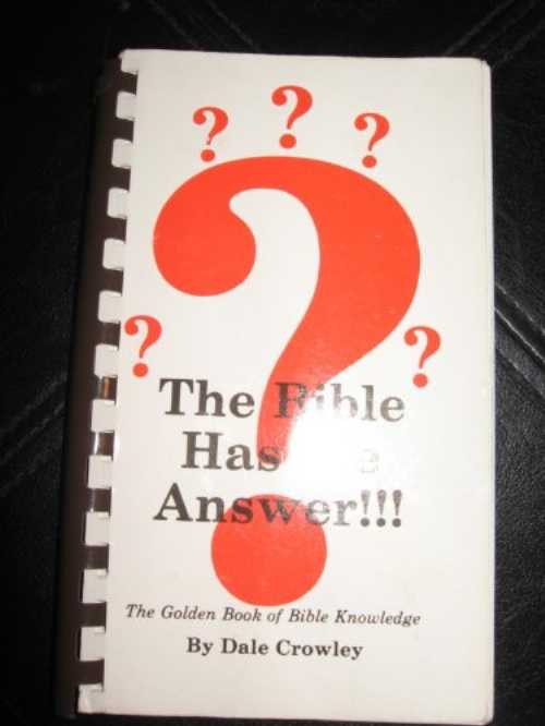 タイトル: THE BIBLE HAS THE ANSWER!!! (SIXTH PRINTING, COPYRIGHT 1948)著者: DALE CROWLEY出版社: NATIONAL BIBLE KNOWLEDGE ASSOCIAT...