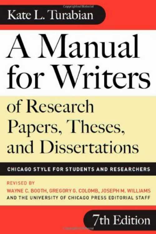 タイトル: Manual for Writers of Research Papers, Theses, and Dissertations: Chicago Style for Students and Researchers著者: Ka...