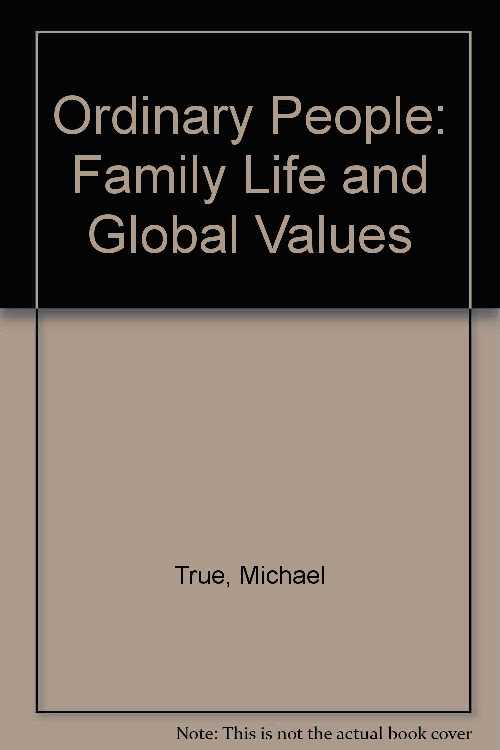 タイトル: Ordinary People: Family Life and Global Values著者: Michael True出版社: Orbis Books出版日: 1991年01月01日古本ほぼ新品。傷みが少なく、しっかりと製...
