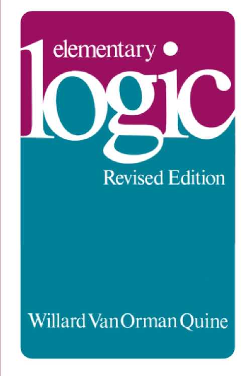 タイトル: Elementary Logic: Revised Edition (Revised)著者: Willard Van Orman Quine出版社: Harvard University Press出版日: 1980年10月15...
